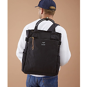 anello(アネロ) Women Regular 2-Way Tote Backpack, NVY