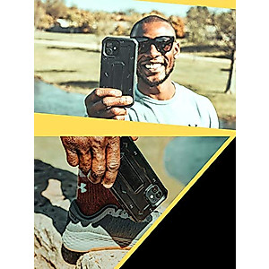 ArmadilloTek Vanguard Designed for iPhone 12 / iPhone 12 Pro Case (6.1 inches) Military Grade Full-Body Rugged with Built-in Screen Protector and Kickstand - Black