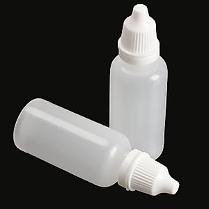 UUYYEO 25 Pcs 10ml Plastic Empty Squeezable Dropper Bottles Eye Liquid Dropper Bottles Eye Drop Bottle Dropping Bottles Small Juice Bottles Essential Oil Sample Bottles