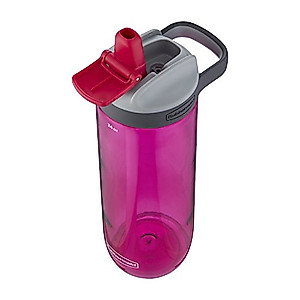 Rubbermaid Leak-Proof Sip Water Bottle, 24 oz, Tart Pink
