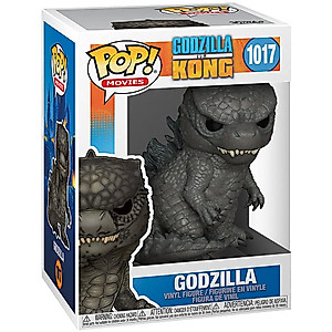 POP Godzilla vs Kong - Godzilla Funko Vinyl Figure (Bundled with Compatible Box Protector Case), Multicolor, 3.75 inches