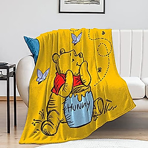 Blanket Warm Super Soft Throw Blanket Lightweight Cozy Bedding for Living Room Couch Sofa for All Season 50"x40"