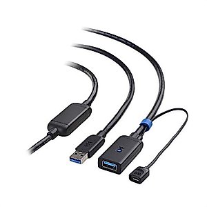 Cable Matters Active USB Extension Cable 32.8 ft / 10m (USB 3.0 Extension Cable Male to Female) Gender Changer with Signal Booster for Oculus Rift S, HTC Vive, Valve Index, Webcam and More