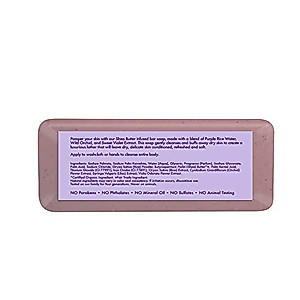 SheaMoisture Bar Soap for Dry Skin Purple Rice Water Bath with Shea Butter 8 oz