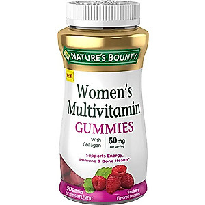 Women Multivitamin by Nature's Bounty, Vitamin Supplements for Adults, Fruit Flavored, 90 Gummies