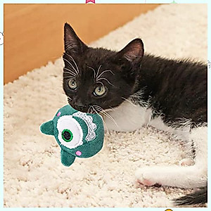 Pai Sence 6pcs/Pack Catnip Toys Soft Plush Cat Toys Cute Kitten Toys Interactive Cat Toys with Catnip for Indoor Cats Kitten Kitty