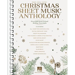 Christmas Sheet Music Anthology: Over 100 Hand-Picked Holiday Essentials Arranged for Piano/Vocal/Guitar