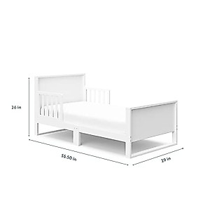 Stork Craft STORKCRAFT Slumber Toddler Bed, White