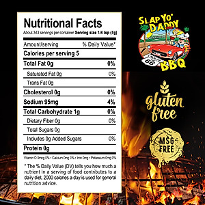 Slap Yo Daddy BBQ Rub Seasoning, Jailbird Chicken - Chicken, Turkey, Duck, Seafood Championship BBQ Rubs and Spices for Smoking and Grilling - No MSG, Gluten Free