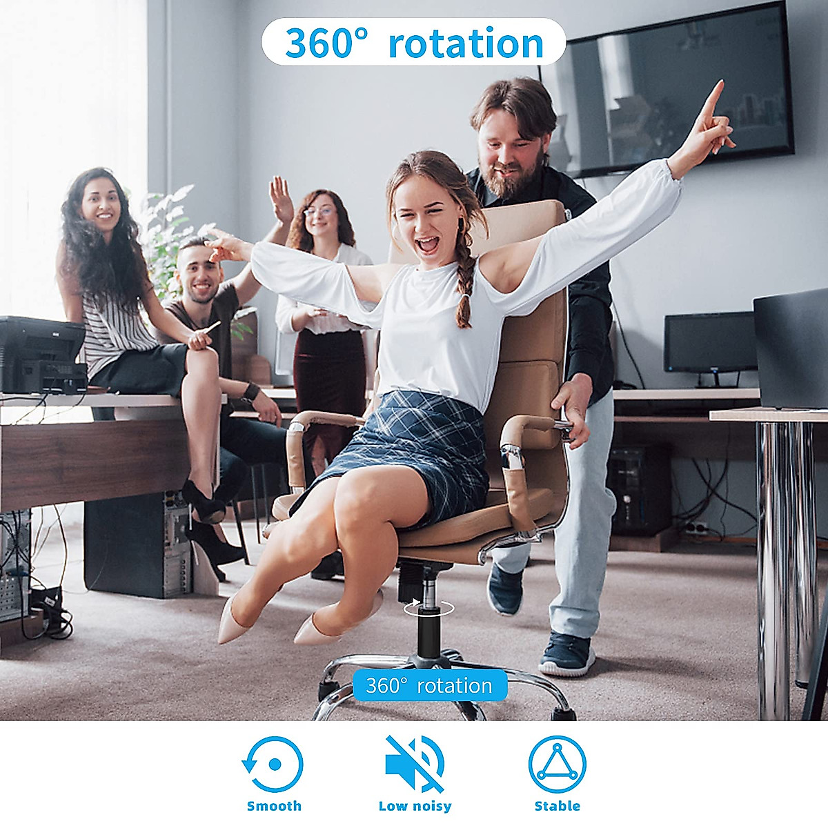 Kinchoix 5'' Gas Lift Cylinder Office Chair Gas Lift Cylinder Replacement Pneumatic Shock Heavy Duty 450 lbs for Office Desk Chairs Gaming Chair Universal Size