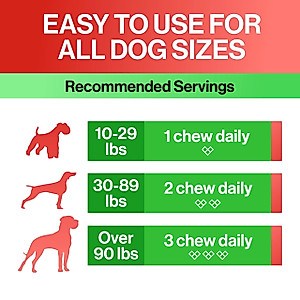 green paws Joint Health Supplement for Dogs - with Glucosamine, Chondroitin, MSM, and Omega-3's, Infused with Turmeric 120 Soft Chews- Advanced Mobility Chews - Joint Pain Relief - Hip & Joint Care