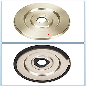 Chateau Collection Escutcheon Replacement for Moen 16090, for One-Handle Tub and Shower Faucets, Brushed Nickel