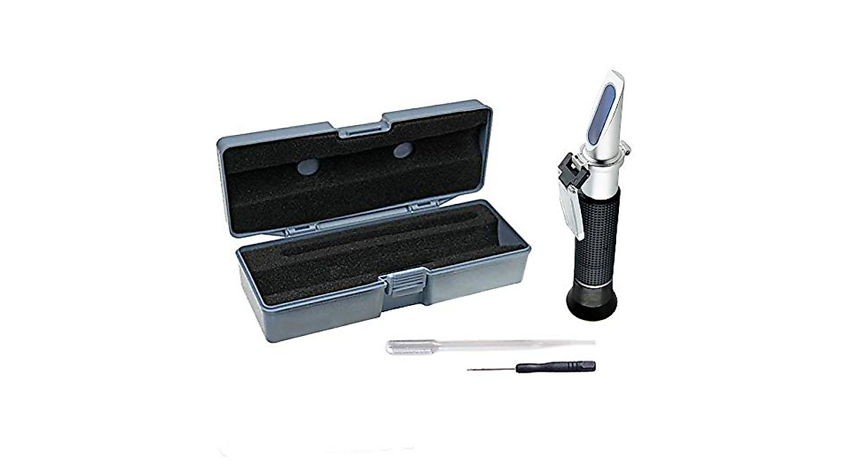 JOR Refractometer, Dual-Range Scale Device to Measure Salinity and ...