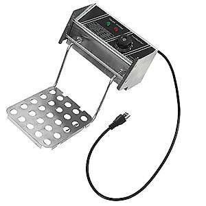 Dual Tank Electric Fryer, Professional Stainless Steel Electric Deep Fryer Dual Basket French Fry Countertop Frying Machine with Adjustable Temperature for Home Kitchen