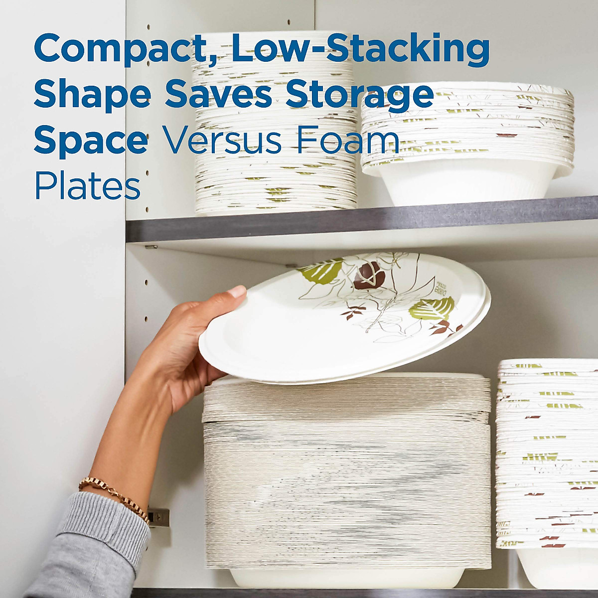 Dixie Ultra 6" Heavy-Weight Paper Plates by GP PRO (Georgia-Pacific), White, SXP6W, 1,000 Count (250 Plates Per Pack, 4 Packs Per Case)