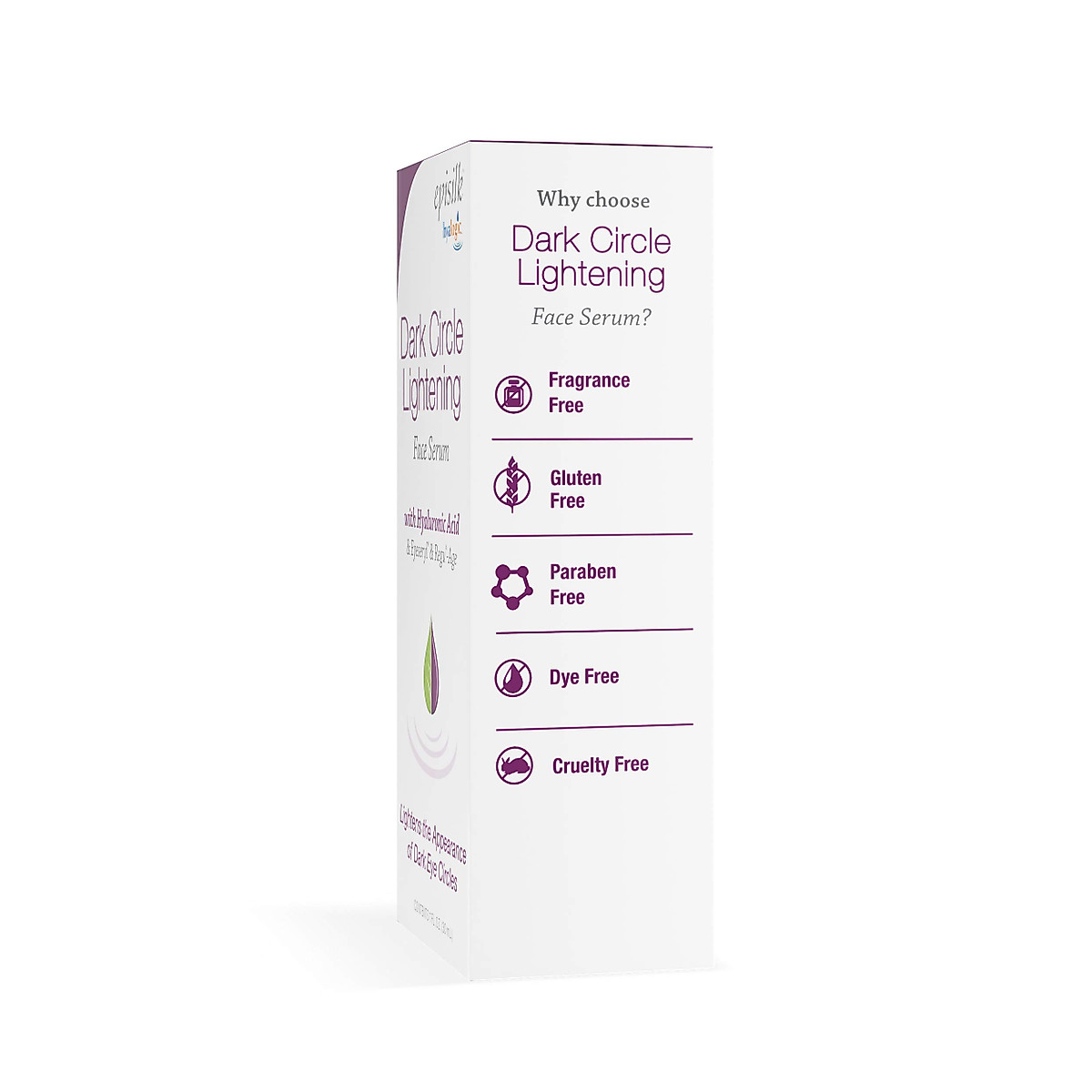 Hyalogic Dark Circle Lightening Face Serum - Treat Under Eye Dark Circles w/Hyaluronic Acid, Eveseryl & Regu-Age - Soothe, Nourish & Rejuvenate Skin - 1oz