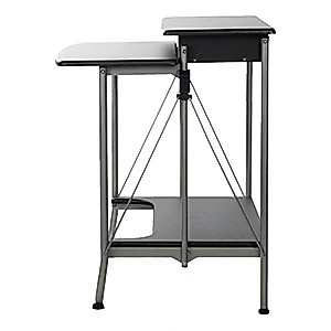OneSpace Freeley Folding Computer Desk, Black