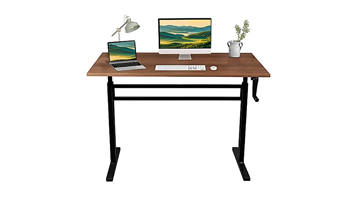 Ergo Comfy Height Adjustable Standing Desk - Sit Stand Workspace