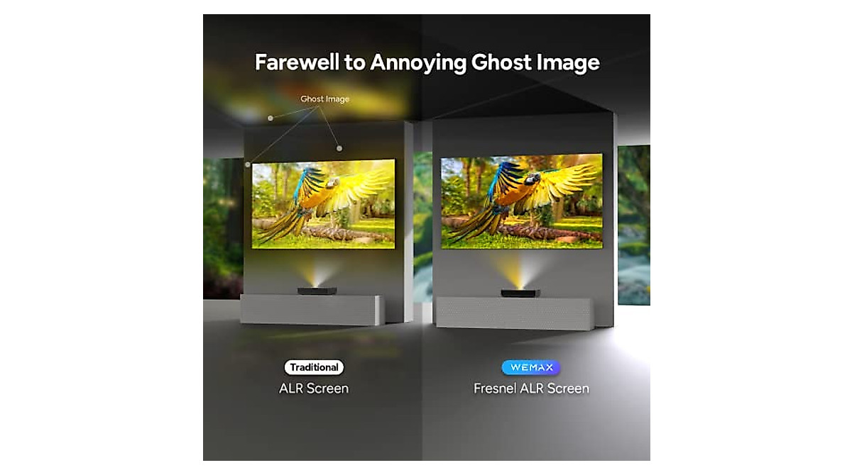 WEMAX PSF01 100-Inch ALR Projector Screen | Bright 4K/8K UHD Display