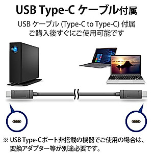 LaCie d2 Professional 18TB External Hard Drive, USB-C, USB 3.1 Gen 2, 7200 RPM, Enterprise Drives, for Mac and PC Desktop, 1 month Adobe CC All Apps Plan, Rescue Services
