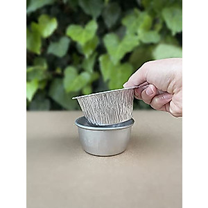 (20 Pack) Grease Cup Foil Liner Compatible with Char-Broil Grills G430-0033-W1 Aluminized Grease Cup and Model 5884694 Universal