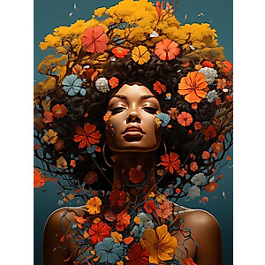 SKRYUIE 5D Diamond Art Painting Kits for Adult Full Round Drill, DIY Paint with Diamonds Art Crystal Embroidery Cross Stitch Art Craft Wall Office Decor 12x16 inch / 30x40 cm B4545