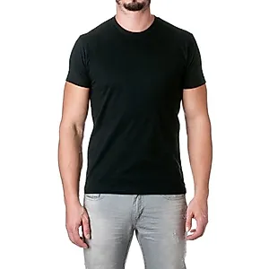 Next Level Men's NL3600 Premium Fitted Short-Sleeve Crew, Black, XL