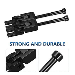 SUPVOX Set of 6 Double Locking Systyem Locked Saddles for Floyd Rose Guitar Tremolo Bridge with String Lock Screws