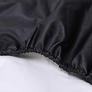 Spare Tire Cover, Wheel Cover with American Eagle USA Flag PVC Leather Waterproof Dust-Proof Universal Fit for Jeep Trailer RV SUV Camper Vehicle (17 Inch)