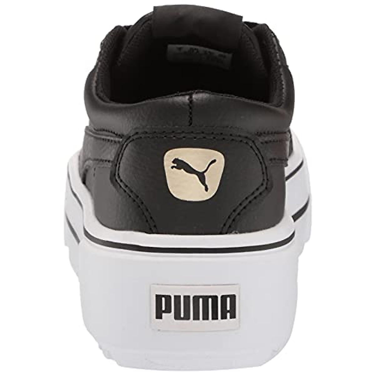 PUMA womens Kaia Platform Sneaker, Black, 9 US