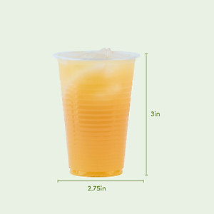 Framo 7 Oz Clear Disposable Plastic Cups, for Any Occasion, Ice Tea, Juice, Soda, and Coffee Glasses for Party, Picnic, BBQ, Travel, and Events (500 Pack)