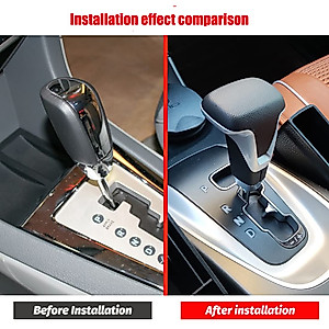 LEOHUNPAIL Gear Shift knob Automatic Accessories Compatible with Dodge, Chrysler 300C, Fiat