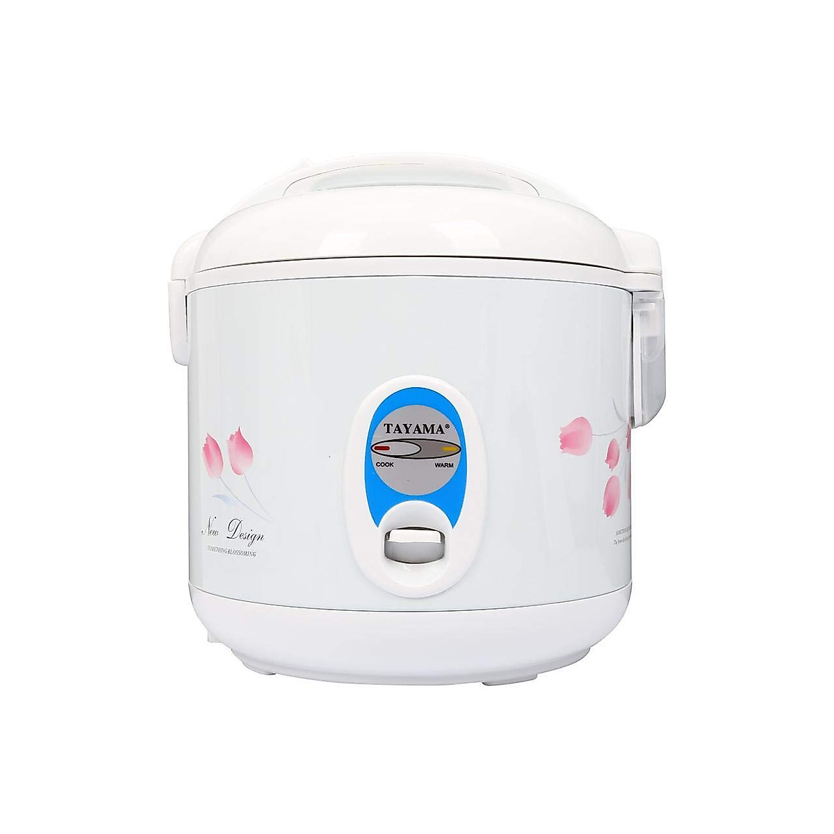 TRC-04 Cool Touch 5-Cup Rice Cooker and Warmer with Steam Basket, White