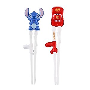 Stitch & Lightning McQueen Chopsticks for Right-handed Children Kids, 2 pairs