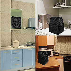 NKTM Stand Mixer Cover, Stand Mixer Cover Kitchen Aid Mixer Cover Assecories Mixer Cover Mixers Cover Stand Mixer Stand Mixer Cover with Organizer Bag Black