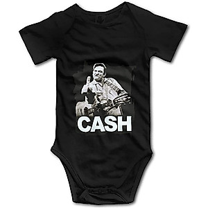 Dear Cash Bodysuit Girl boy Infant Toddler Baby Clothes Creeper Black