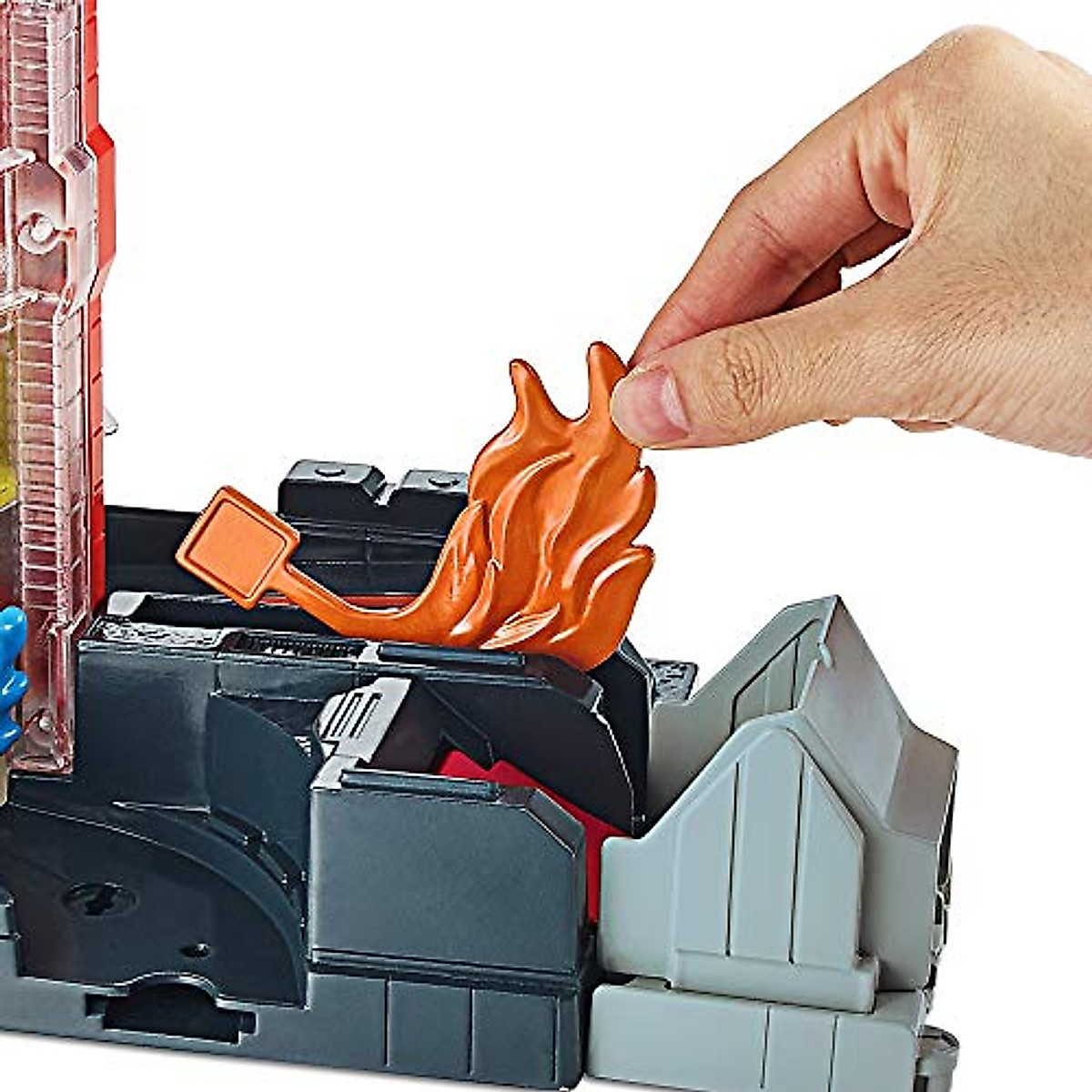 Hot Wheels City Super City Fire House Rescue Play Set Themed Play Set Connection System Ages 3 Years to 8