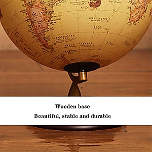 World Globes-Educational World Globe with Adults Desktop World Globe Educational Toy for Children-Geography Learning Toy