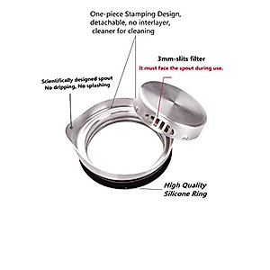 Purefold 80 ounces “Pineapple Series” Glass Pitcher with Stainless Steel Lid, Hot and Cold Water Carafe, Fruit Tea Coffee Maker, Ice Tea Pitcher, Juice Jar