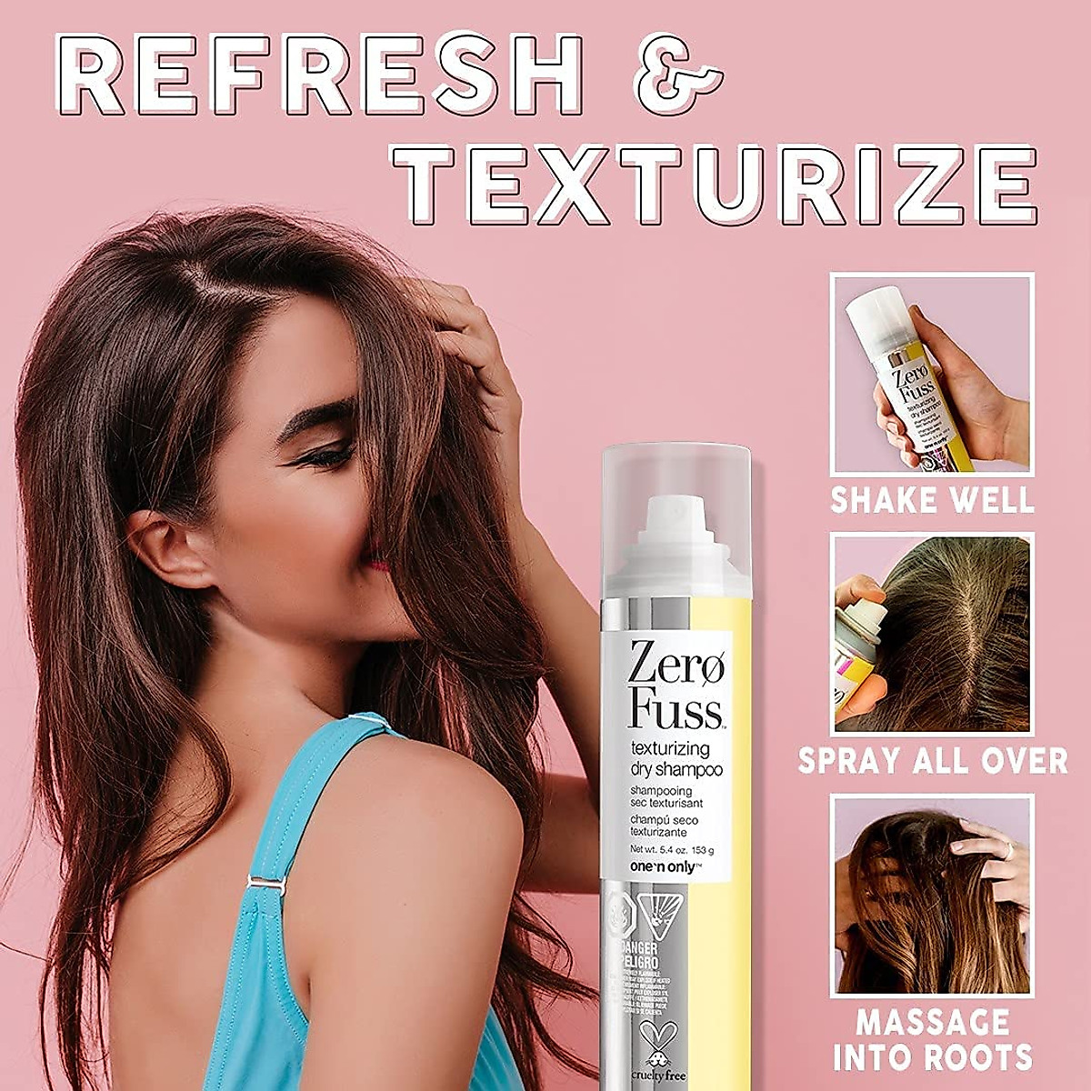 one 'n only Zero Fuss Texturizing Dry Shampoo 5.4 oz
