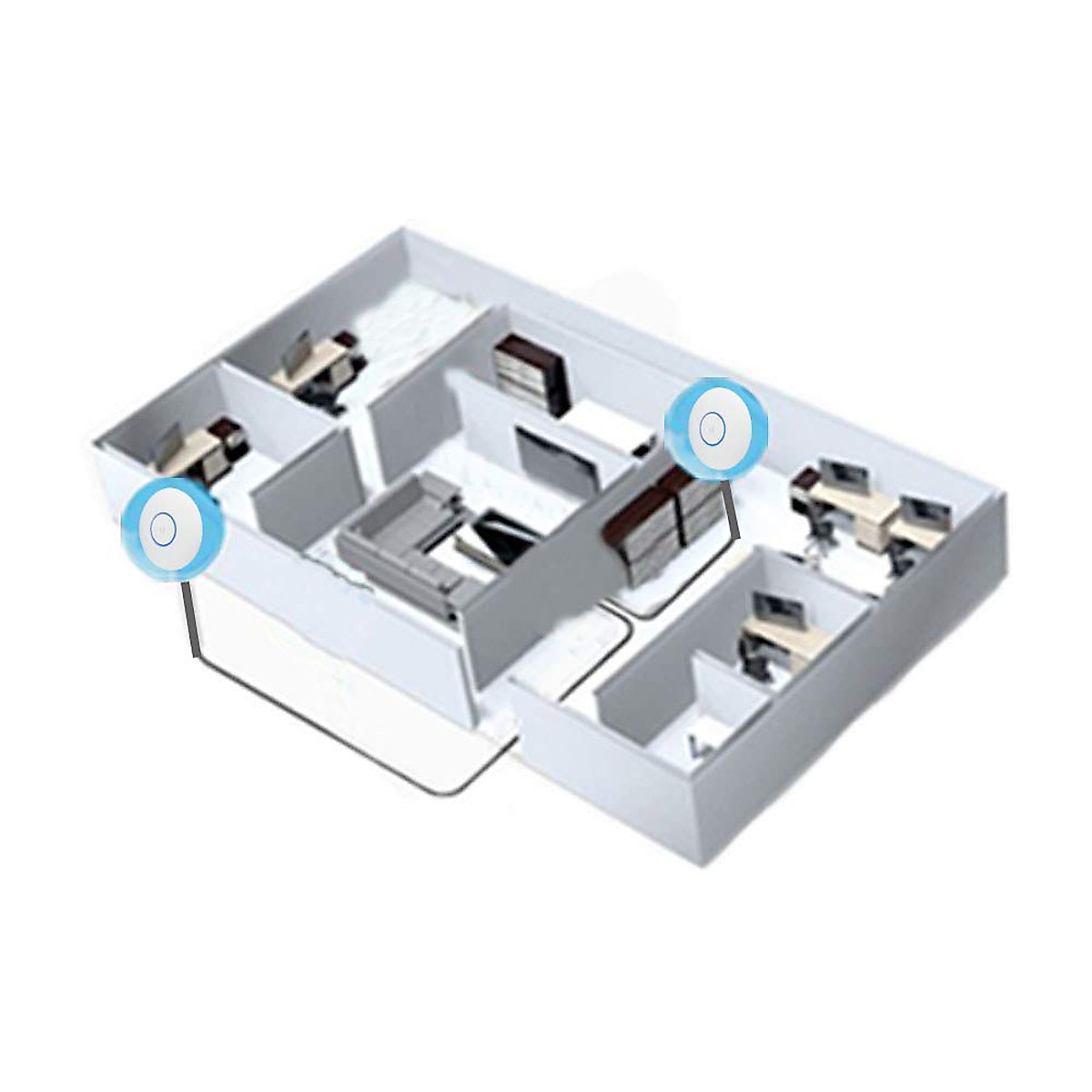 Ubiquiti Networks Ubiquiti Uap-Ac-Lr 2-Pack Unifi Ap Ac Lr Long Range 802.11Ac Gigabit Poe