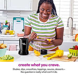 magic bullet Blender, Small, Black, 11 Piece Set