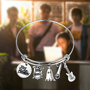 FOTAP Julie Bracelet Ghost Phantom Bracelet Horror TV Show Gift TV Show Lover Gift Music Lover Gift Inspired Gift (Julie Pha Br)