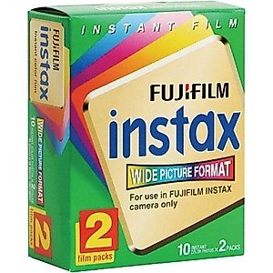 Fuji Wide Instant Color Film Instax for 200/210 Cameras - 4 Twin Packs - 80 Prints