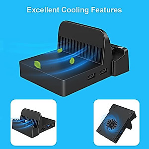 TV Dock Docking Station for Nintendo Switch/Nintendo Switch OLED Model, 4K/1080P HDMI Travel TV Adapter Portable Charging Stand, with Extra USB 3.0 Port High Speed(2023 Upgrade)