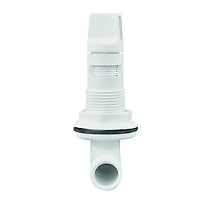 Attwood 4125-7 Adjustable Polypropylene Livewell Pump or Livewell Aerator Spray Head for 3/4-inch Hose