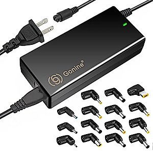 Gonine 90W Universal Laptop Charger, 110-240V AC to DC 19V 19.5V 20V 18.5V 15V 16V AC Power Supply Adapter, Compatible with HP Dell Acer Asus Toshiba Gateway Lenovo Notebook.…