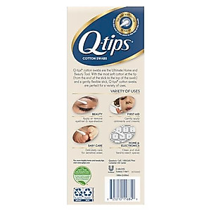 Q-tips Cotton Swabs, 500 Count (Pack of 2)