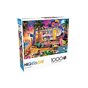 Buffalo Games - Jeff Haynie - Beach Holiday - 1000 Piece Jigsaw Puzzle For Adults - High Quality Challenging Puzzle Perfect for Game Nights - Finished Puzzle Size is 26.75 x 19.75