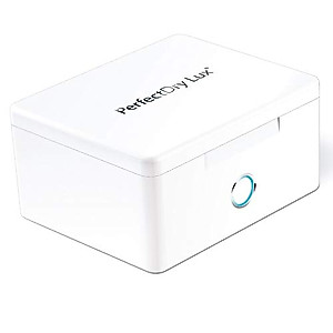 PerfectDry LUX | World's Fastest Hearing Aid Dryer, Dehumidifier Accessory | UV-C Ultraviolet Light Box Kit | Removes Sweat & Moisture from Hearing Aids, Airpods, Wireless Earbuds, Ear Amplifiers